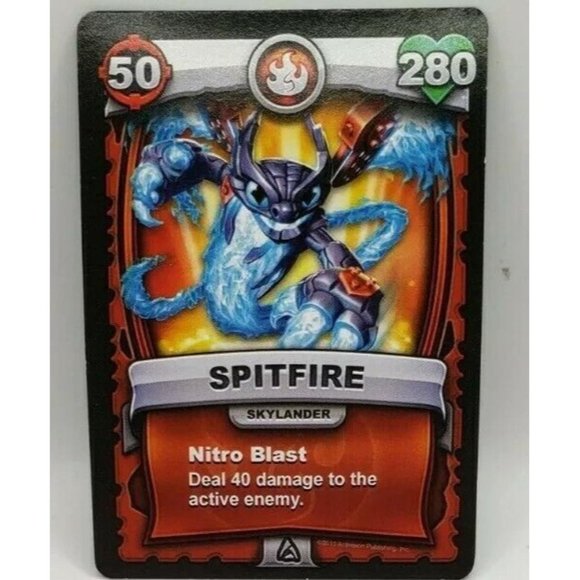 Skylanders | Toys | 26 Skylanders Battlecast Spitfire Skylander Card ...